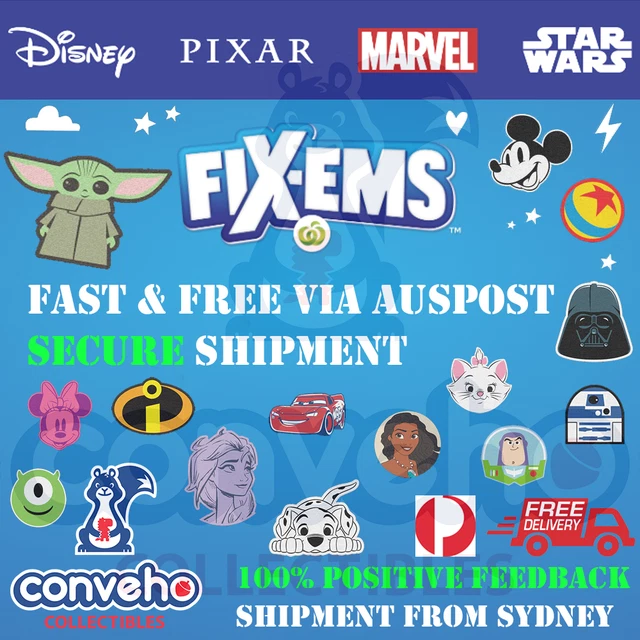 WOOLWORTHS FIX-EMS WOOLIES fix-em fixem Pick Sticker sticky fixems ...