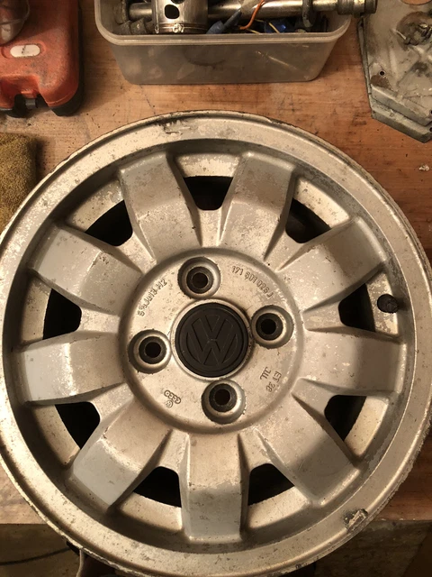 13& VOLKSWAGEN MK1 GOLF GTI 4x100 TARANTULA ALLOYS WHEELS REFURBISHED ...