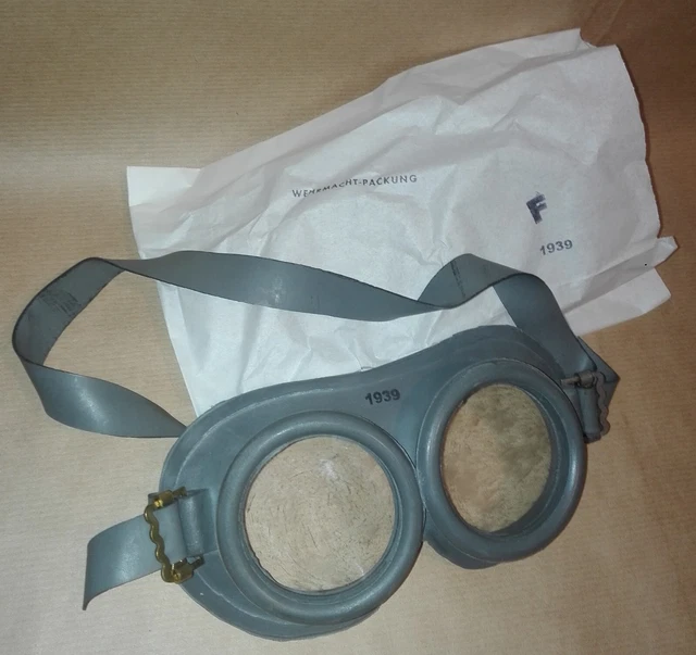 GERMAN WW2 WEHRMACHT Goggles 1939 - Panzer, Luftwaffe, Afrika Korps ...
