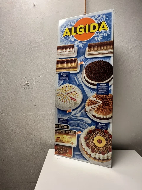 TABELLA GELATI ALGIDA torte gelato anni 80 EUR 150,00 - PicClick IT