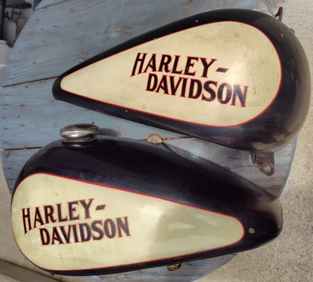 HARLEY DAVIDSON GAS tank Shovel Pan Knuckle Chopper Bobber Vintage ...
