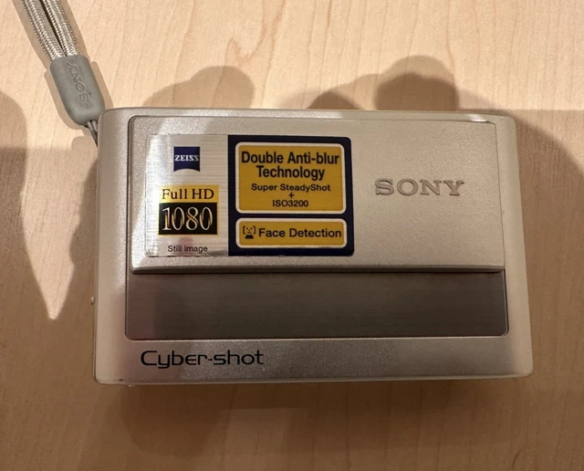 SONY CYBER-SHOT DSC-T200 Compact Digital Camera - Silver + 8GB + Case ...