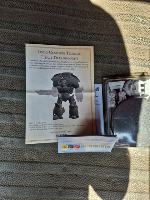 LEGIO CUSTODES TELEMON dreadnought body 40k Forgeworld Bnib EUR 55,13 ...