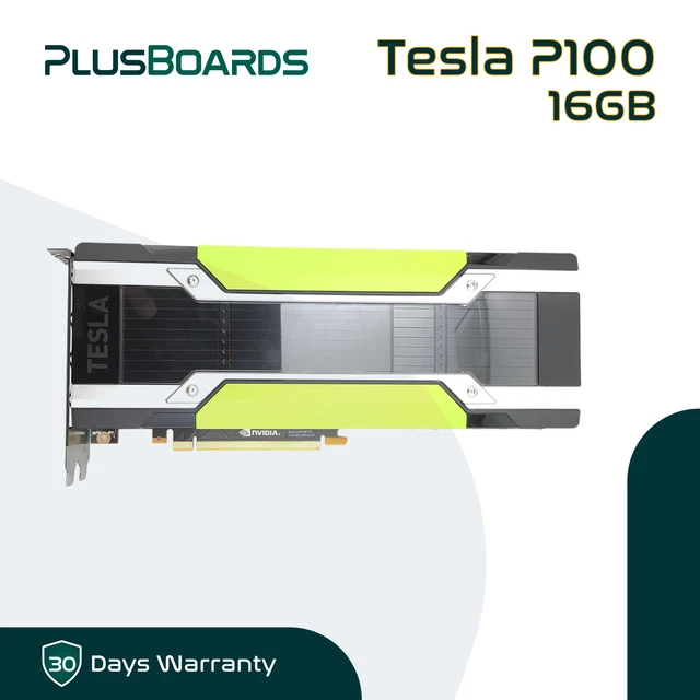 NVIDIA TESLA P100 Pascal 16GB HBM2 PCI-E 3.0 x16 GP100 GPU Card Passive ...