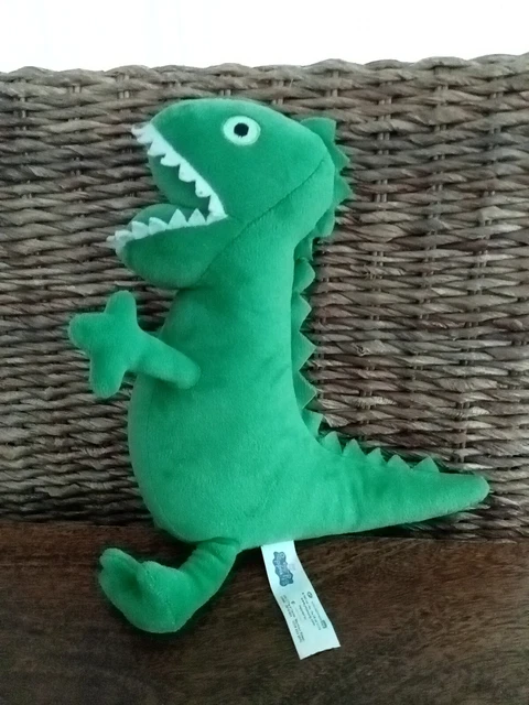 PEPPA PIG MR Dinosaur Green Soft Toy Plush George's Dinosaur Large 11 ...