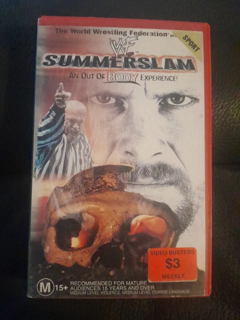 WWE WWF SUMMERSLAM 1999 Wrestling Vhs Video £15.46 - PicClick UK