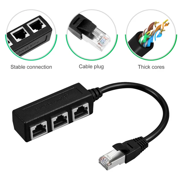 ETHERNET CABLE EXTENDER Extension Network Coupler Splitter Lan £8.48 ...