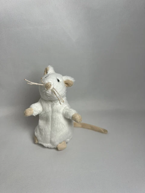 IKEA SMALL GOSIG Mus Mouse Mice Rat White Soft Plush Toy Comforter no ...