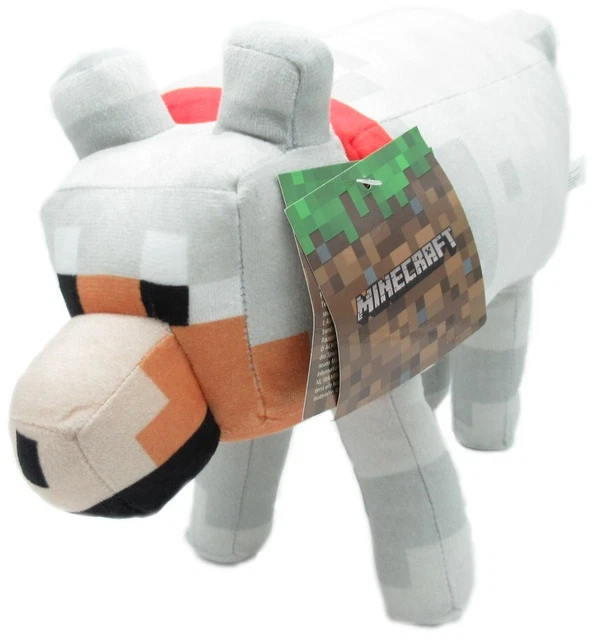 MINECRAFT PLUSH 30CM original wolf dog official mojang £29.03 - PicClick UK
