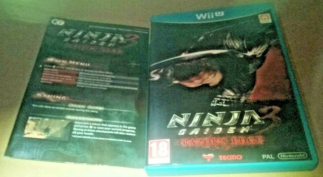 NINJA GAIDEN 3 Razors Edge Nintendo Wii U Hack Slash CIB Game WiiU UK ...
