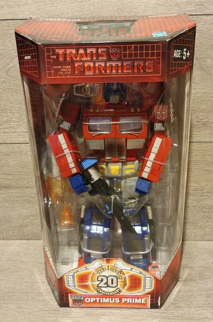 HASBRO TRANSFORMERS 20TH Anniversary 1985-2005 Optimus Prime Figure ...