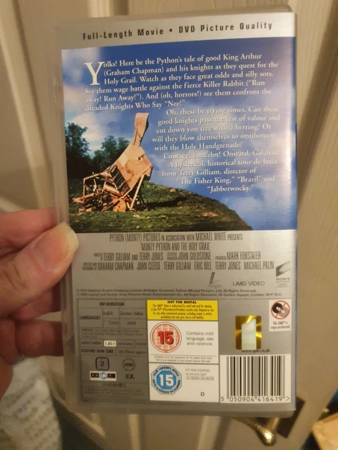 MONTY PYTHON AND The Holy Grail Sony Psp Umd Film Uk Uk £3.83 - PicClick UK