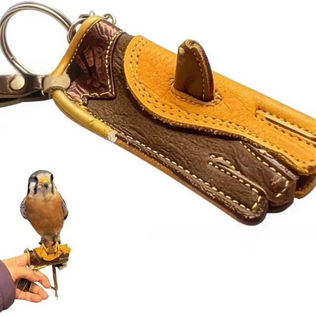 FALCONRY GLOVE SHAPE 3D Keychain for For MINI PET Plastic Keyring ...