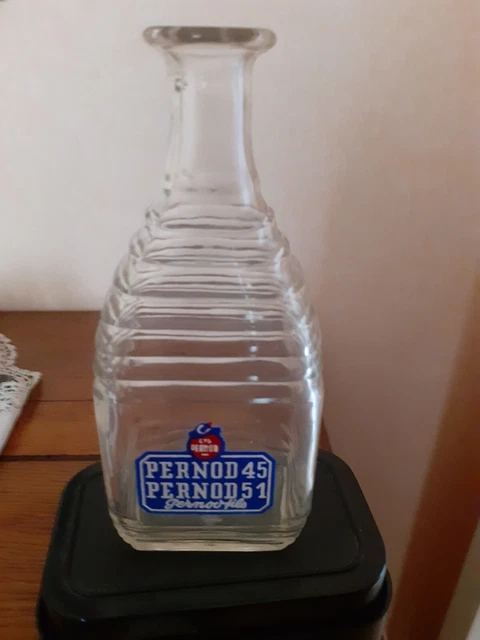 ANCIENNE CARAFE PERNOD 45 RICARD, anis,absinthe,alcool, pastis (pub,bar ...