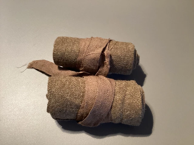 BRITISH ARMY KHAKI Wool Puttees GS General Service, Leg Wraps WWII ...