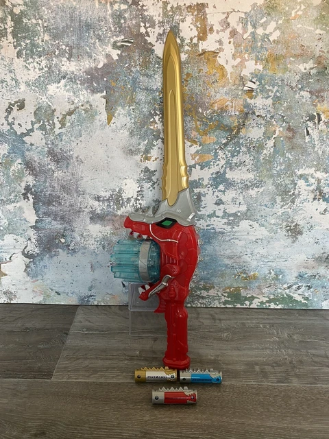 POWER RANGERS DINO Charge Super Drive Sword Morpher & 3 Chargers GWO (5 ...