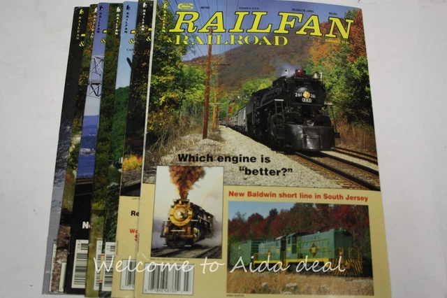 RAILFAN & RAILROAD Magazine 1995 - (7 Issues) Vol.14 £24.60 - PicClick UK