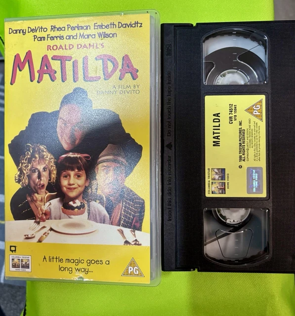 MATILDA VHS VIDEO PG Roald Dahl. Film By Danny Devito £1.76 - PicClick UK