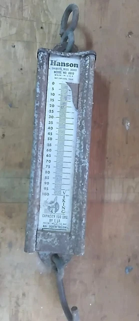 VINTAGE HANSON VIKING Scale Mod 8910 Weighs Up to 100lbs. £26.57 ...