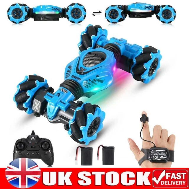 4WD 360° RC Stunt Car Remote Control Toy Hand Gesture Sensing Off-Road ...