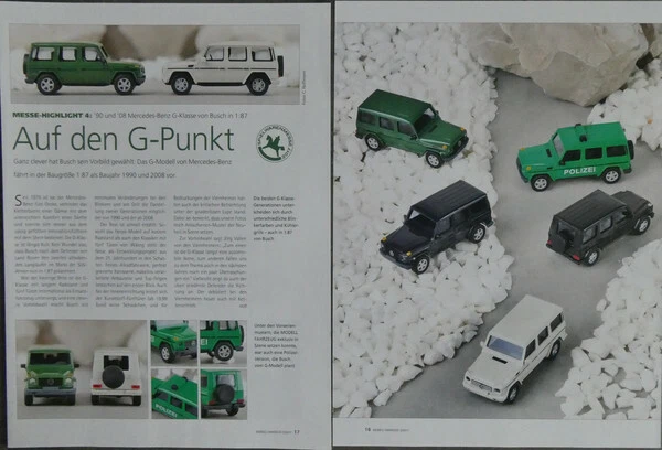 MERCEDES-BENZ G-KLASSE IN 1-87 von Busch... ein Modellbericht #1702f ...