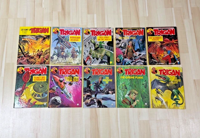 COMIC TRIGAN, BÄNDE 1 - 10 - komplett, 10x Hardcover, Rijperman Verlag ...