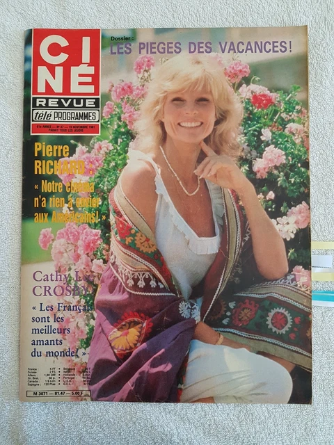 CINE REVUE N°47 1981 Cathy Lee Crosby Abel Gance Dora Doll Bruce Lee U.andress EUR 4,00 ...