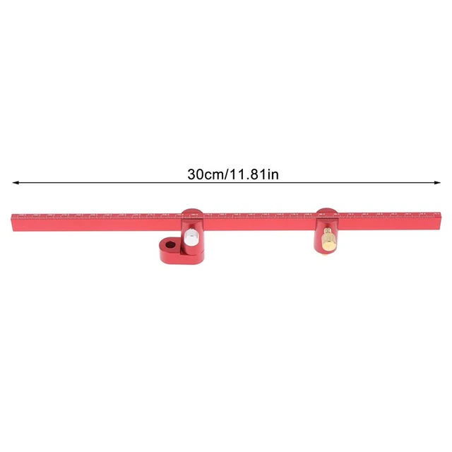 300MM ADJUSTABLE DRAWING Circle Ruler Aluminum Scribing Circle Ruler ...