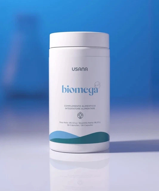 USANA BIOMEGA OMEGA-3 Fish Oil with Vitamin D Brain, Heart, Skin ...