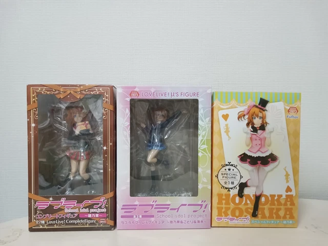 LOVE LIVE HONOKA Kosaka Figure 3 set FuRyu μ's & Complete Vol_1 ...
