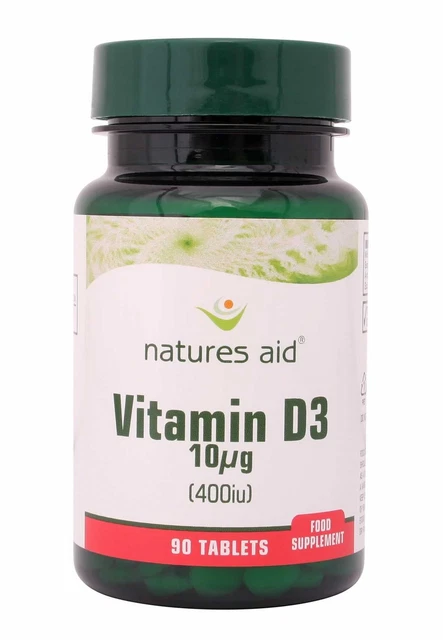 VITAMIN D3 400IU (10ug) 90 Tabs-4 Pack £19.92 - PicClick UK