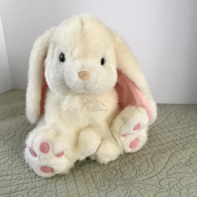 VINTAGE RUSS BUNNY Rabbit Plush Stuffed Animal Lop Flop Ear Easter ...