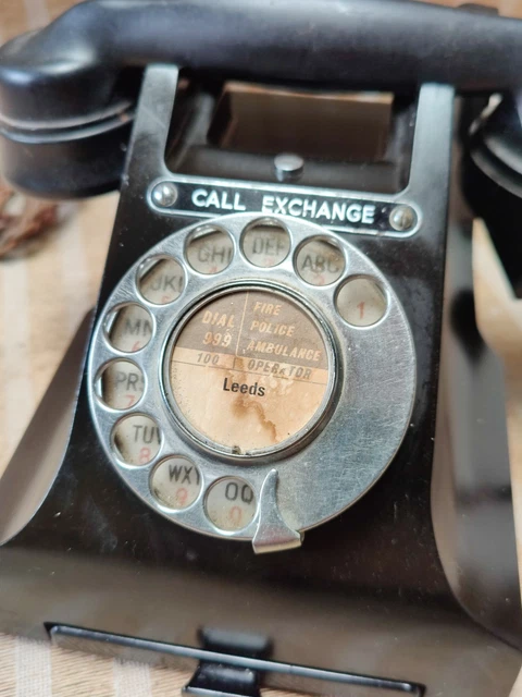 LOVELY VINTAGE BAKELITE Dial Telephone Model 312W - Has A Drawer -For ...