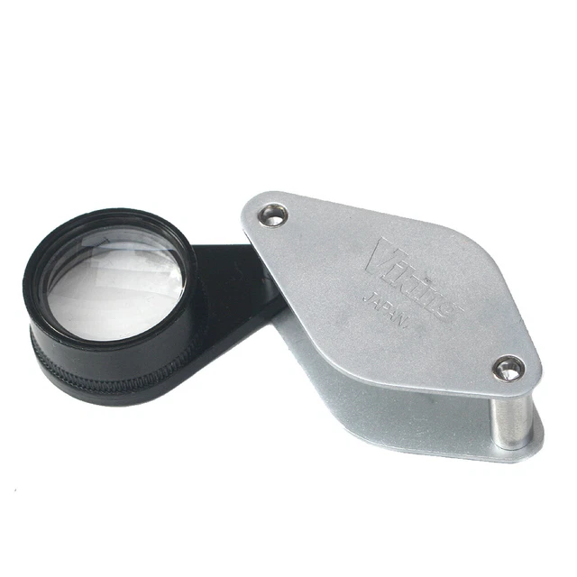 VIKING/RUPER 10X FOLDING Magnifying Glass: Geological Archaeological ...