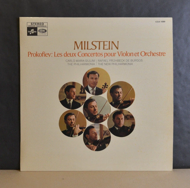NATHAN MILSTEIN - PROKOFIEV - Violin concertos - COLUMBIA CCA 1089 / Nm ...