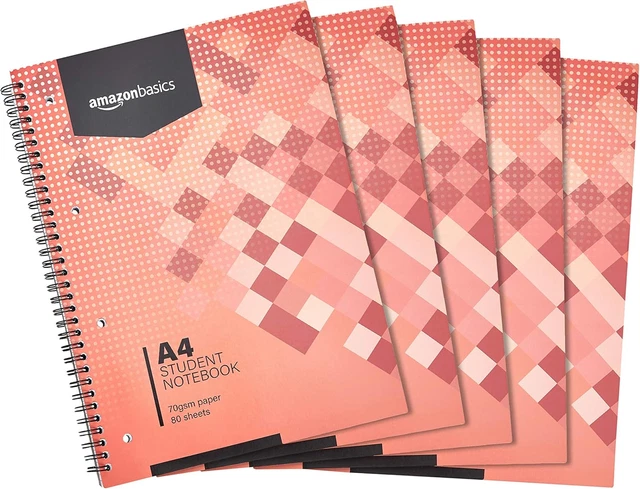 STUDENT NOTEBOOK PAD 160 Pages, A4, 70GSM, [5-Pack] $33.41 - PicClick AU