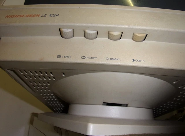 VOBIS HIGHSCREEN LE 1024 ORIGINAL Retro Monitor Röhrenmonitor CRT EUR ...