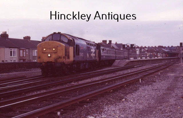 35MM COLOUR SLIDE British Rail Diesel Electric Loco Class 37 No 407 ...