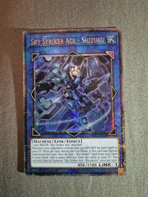 SKY STRIKER ACE - Shizuku RA03-EN043 Quarter Century Secret Rare NM 1st Yugioh £15.00 - PicClick UK