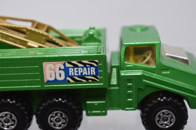 VINTAGE DIECAST, K-110 Matchbox Battle Kings Truck RECOVERY VEHICLE ...