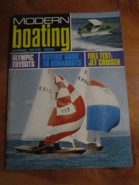 MAGAZINE MODERN BOATING April 1972 Great ***Must See *** EUR 2,46 ...