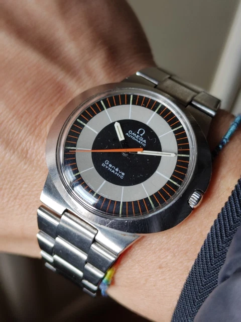 OROLOGIO OMEGA DYNAMIC GENEVE JUMBO OVERSIZE VINTAGE Watch 41 MM CAL ...