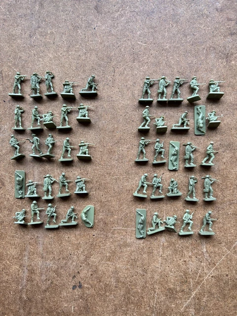 AIRFIX H0/00 SCALE WWII British infantry, 50 pieces. In Excellent ... AIRFIX H0/00 SCALE WWII British infantry, 50 pieces. In Excellent ...