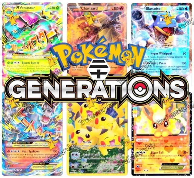 POKÉMON GO XY Générations Ex Ultra Rare Holo Promo Paquet Frais Pré GX ...