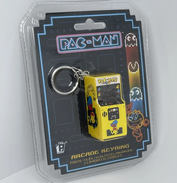 PORTE CLÉ PACMAN PAC MAN PAC-MAN BORNE ARCADE KEYRING BANDAI NAMCO ...