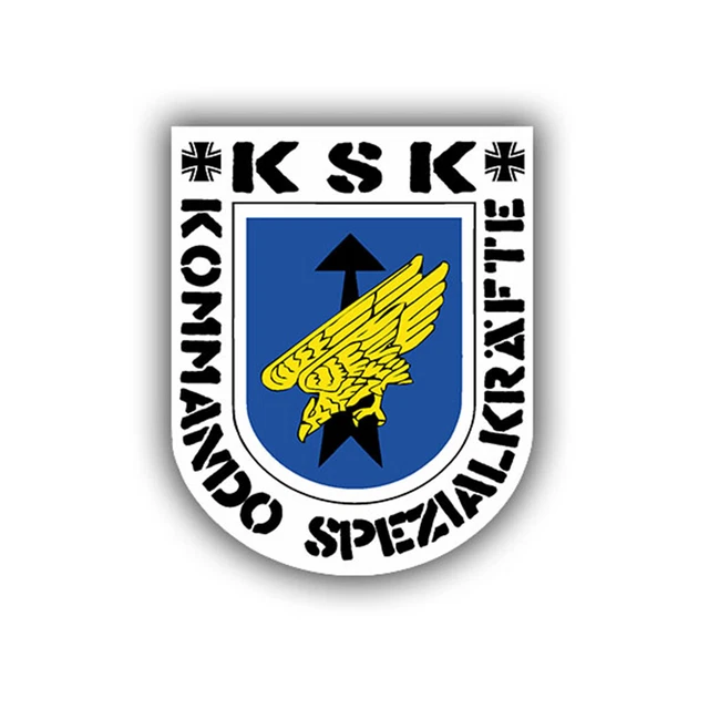 AUFKLEBER/STICKER KSK KOMMANDO Spezialkräfte Emblem Logo Sek 7x6cm A682 ...