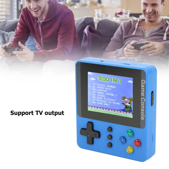 COLOR SCREEN GAME Console Handheld Game Console Blue For Entertainment ...
