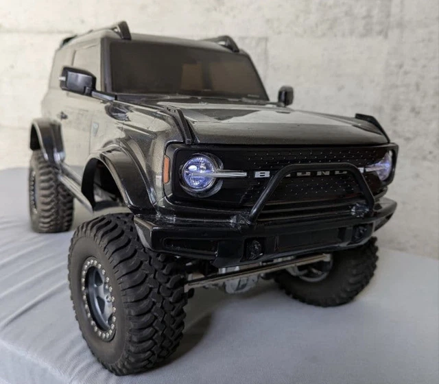 TAMIYA FORD BRONCO CC-02 1/10 RC 4WD Crawler Chassis w/ Upgrades Tested ...