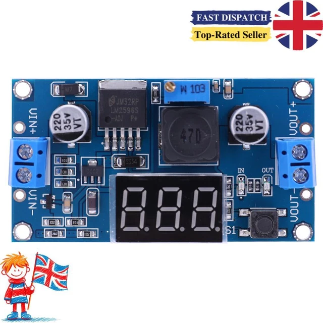 LM2596 DC-DC STEP-DOWN Module 3A Buck Converter High Efficiency Volt Transformer £4.79 - PicClick UK
