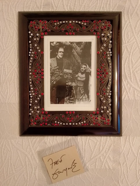 FRED GWYNNE AS HERMAN MUNSTER ! SIGNED AUTOGRAPHED ! ORIGINAL, FOTO ...